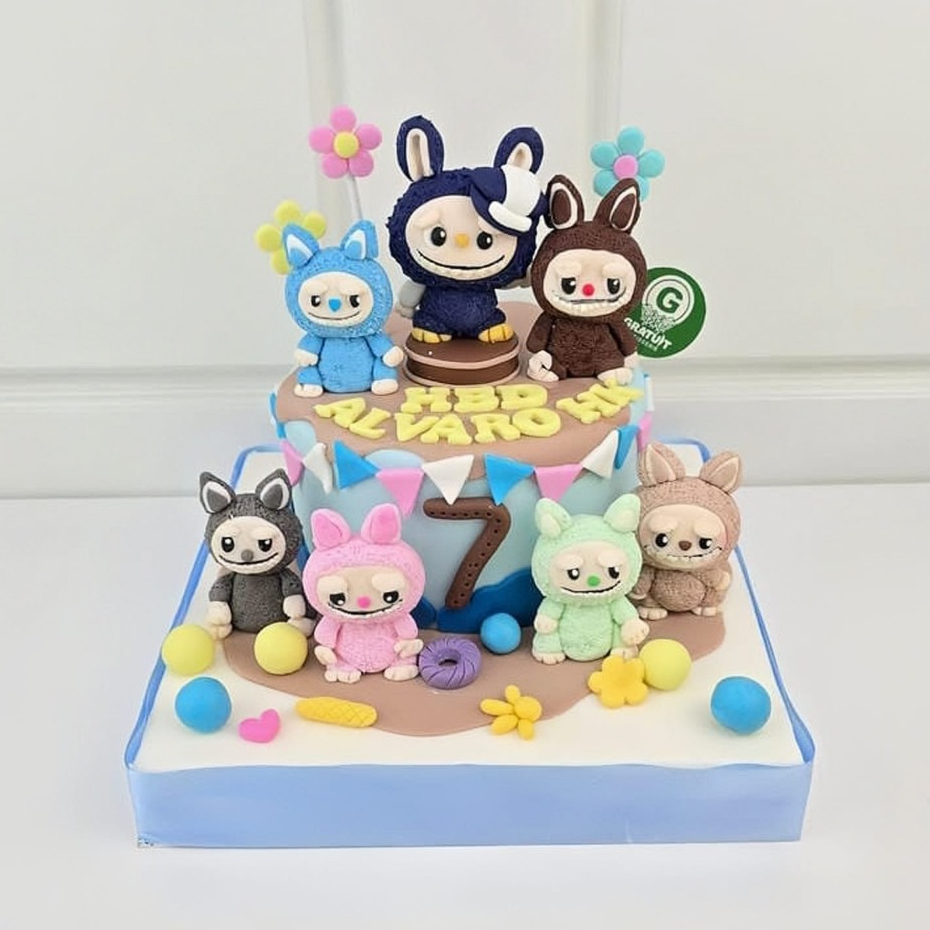 Jual CAKE TEMA LABUBU UK 15CM / KUE ULANG TAHUN | Shopee Indonesia