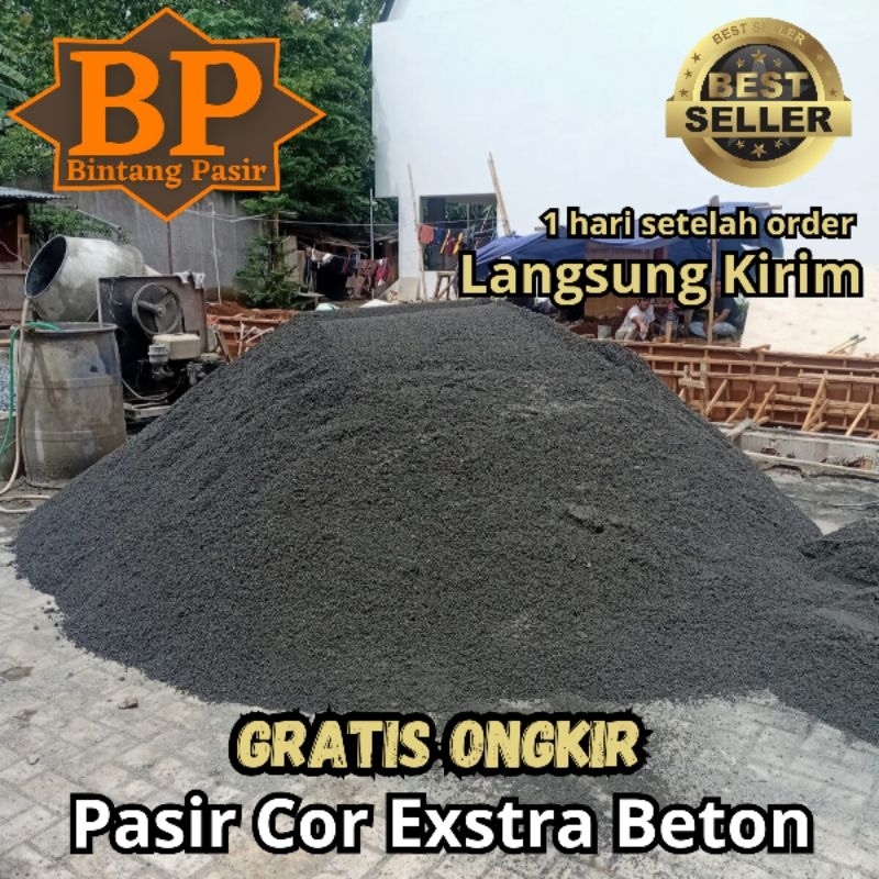 Jual Pasir Cor Atau Pasir Hitam Cor Extra Beton | Shopee Indonesia