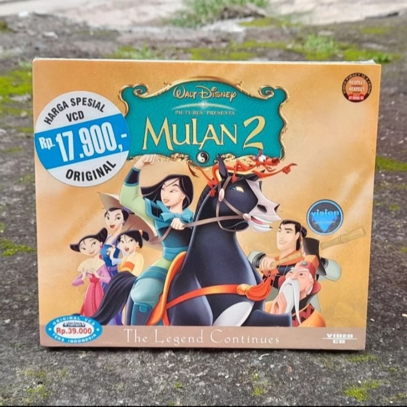 Jual Mulan II Animation (2004) 2 Disc ORIGINAL Walt Disney VISION ...
