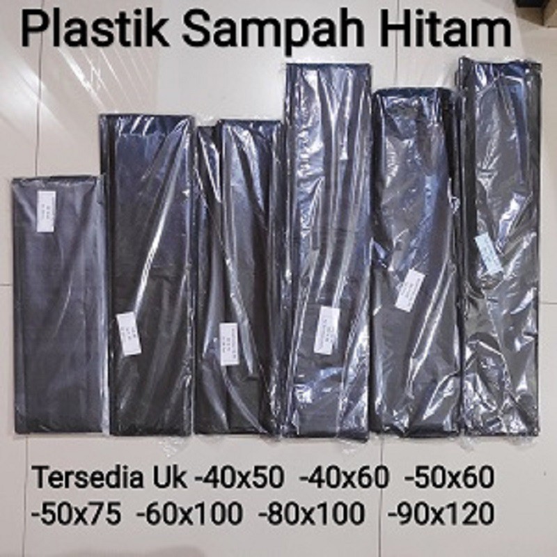 Jual HSM - (1 Pack) Plastik HD Sampah / Kantong Plastik Sampah Hitam - Trash Bag/Trashbag ...