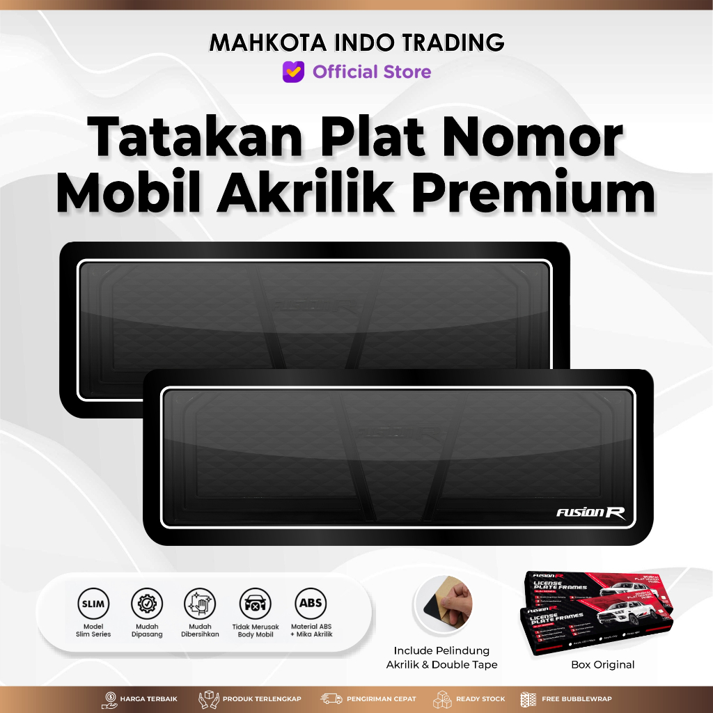 Jual Alj Tatakan / Dudukan / Frame / Bingkai / Tempat Plat Nomor Mobil ...
