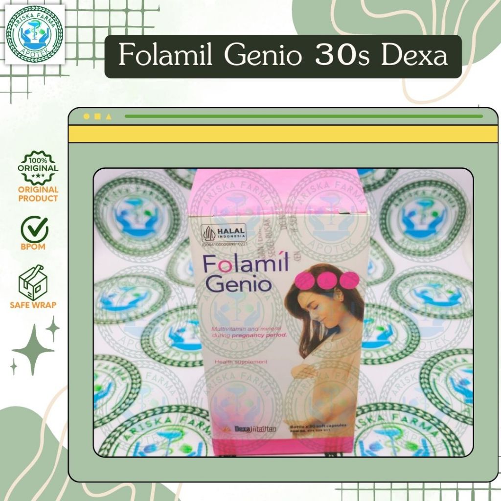 Jual Folamil Genio 30s Dexa per botol | Shopee Indonesia