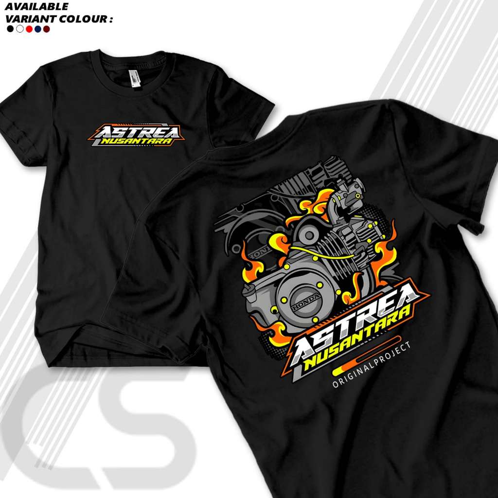 Jual Kaos Honda Astrea Nusantara Berkelana Sampai Tua Baju Distro Motor Klasik Legend Tshirt ...