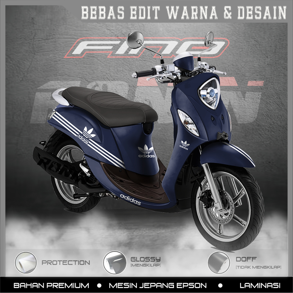 Jual STICKER DECAL STIKER FULL BODY FINO 125 NEW FINO 125 FINO BARU ...