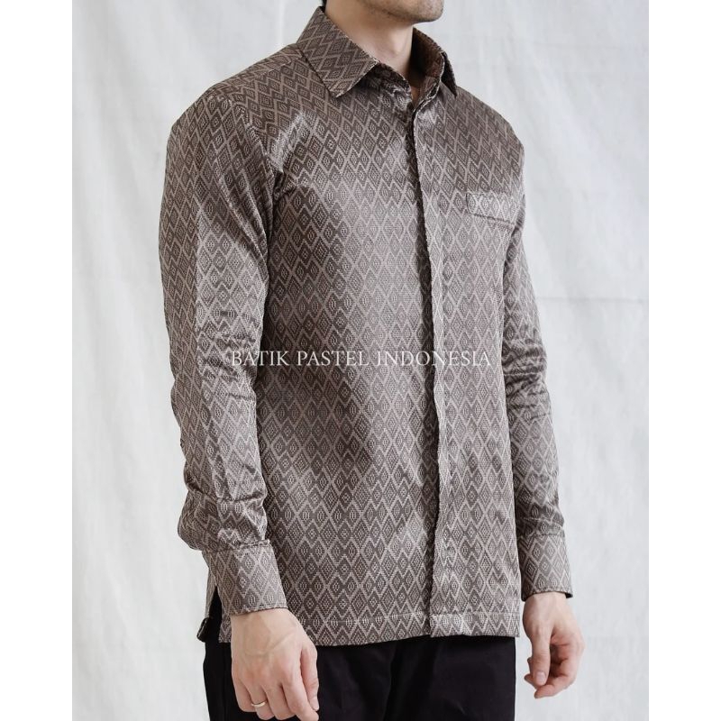 Jual [READY NEW ORIGINAL] Kemeja Tenun Pria Lengan Panjang - Kemeja ...