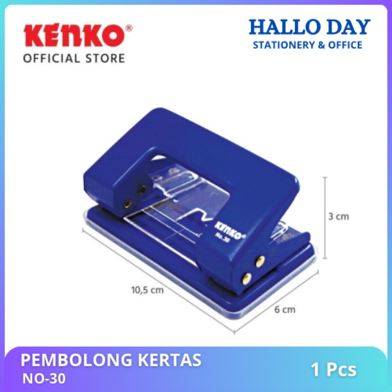 Jual HD Pembolong Kertas / Punch / Punch Hole KENKO No 30 | Shopee ...
