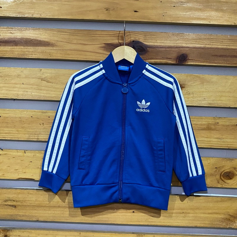 Jual Tractop Adidas kids second blue | Shopee Indonesia