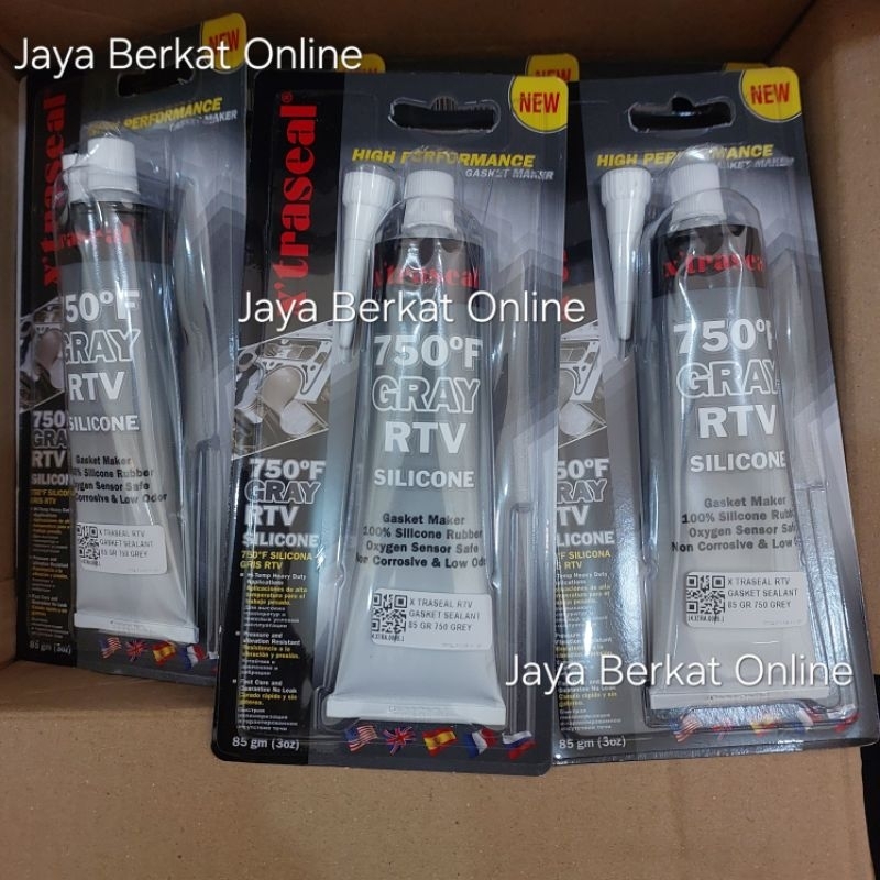 Jual Lem Gasket / Lem Silicone RTV Xtraseal 750F Gray / Abu-Abu ...