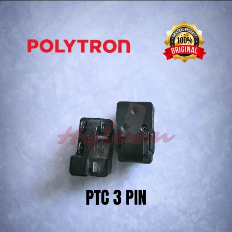 Jual SET PTC RILAY 3 PIN RELAY OVERLOAD KULKAS POLYTRON 2 PINTU ...