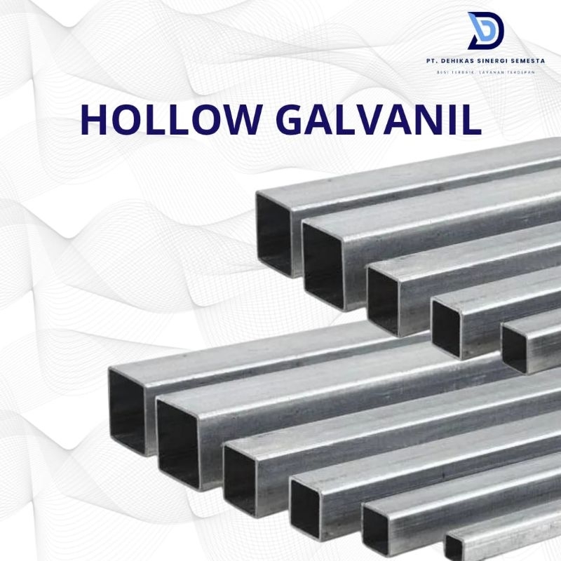 Jual Hollow galvanil 40x40x0.8 pipa kotak besi galvanil panjang 6meter ...