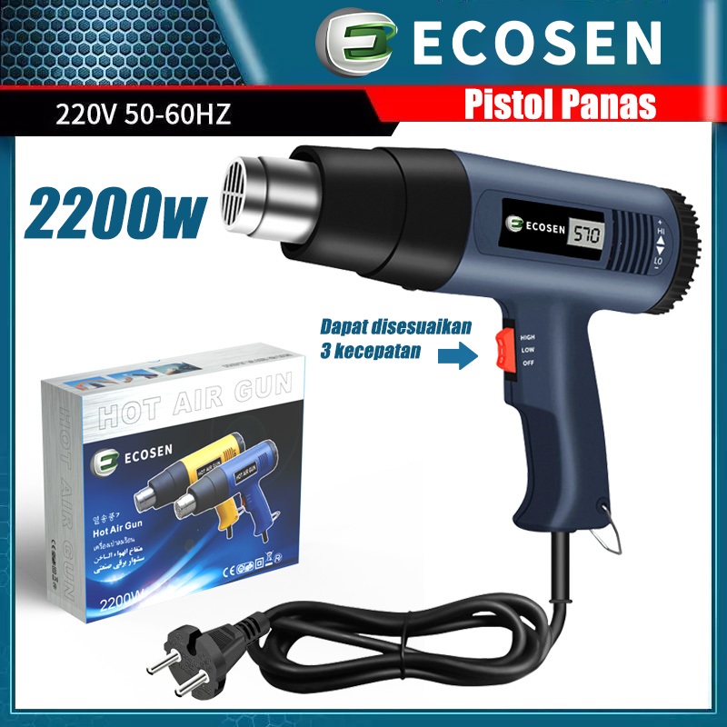 Jual 220V Heat Gun Air Hot Gun Multifungsi heatgun Senapan Panas Pistol ...