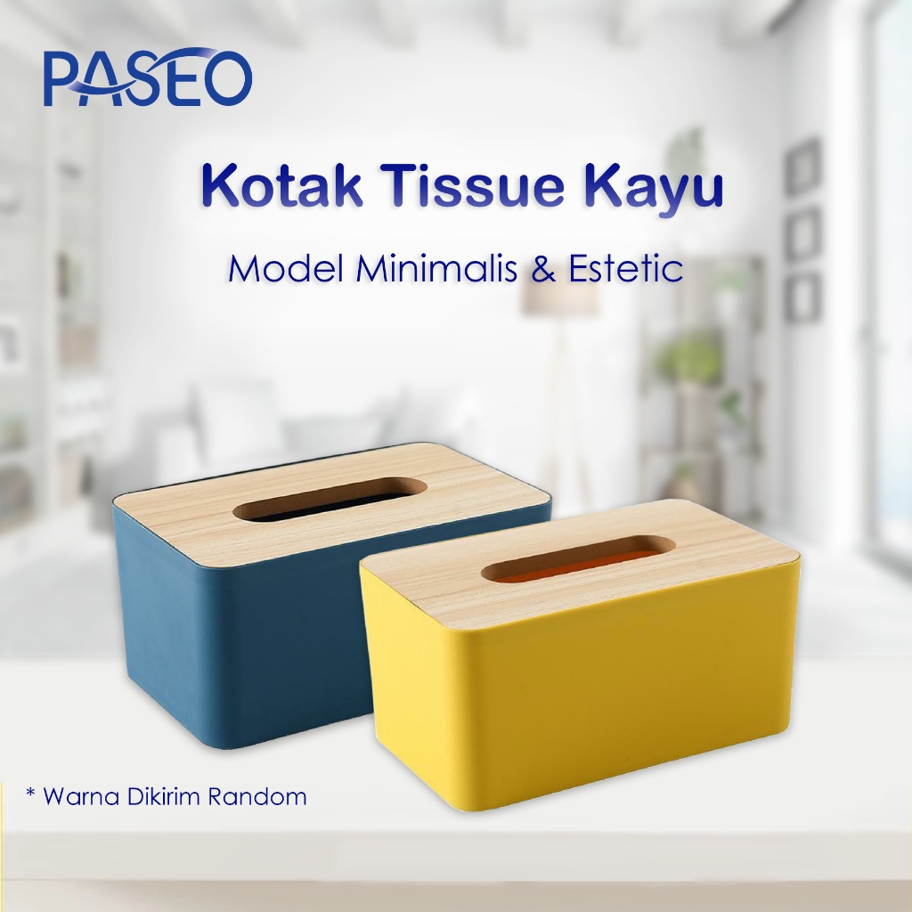 Jual Paseo Box Tempat Kotak Tisu Kayu Tissue Box Mewah Elegant | Shopee ...