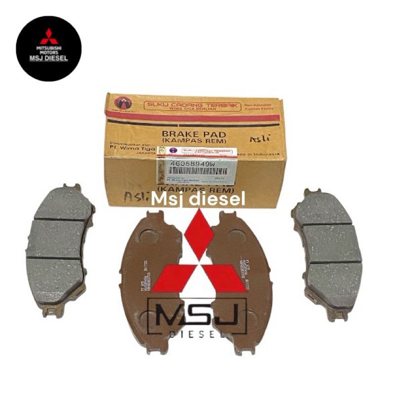 Jual Kampas rem depan brake pad sepatu rem cakram depan mitsubishi xpander ultimate matic ...
