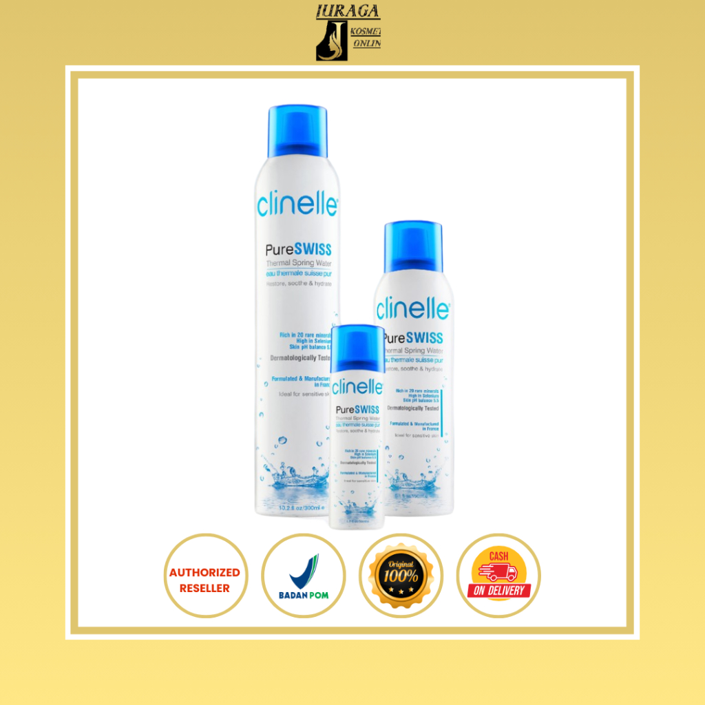 Jual Clinelle Pure Swiss Thermal Spring Water - Spray Wajah | Shopee ...