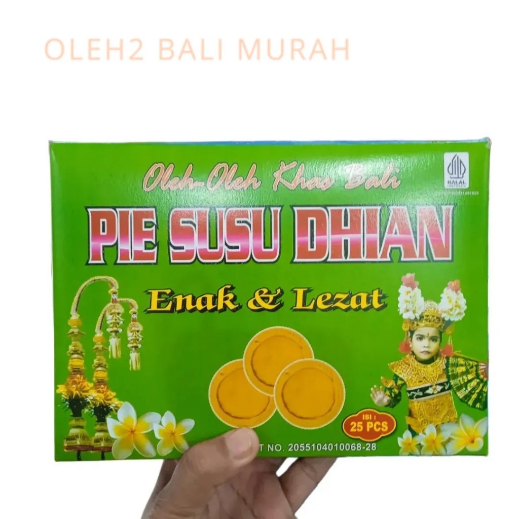 Jual Pie Susu Dhian Khas Bali Rasa Originil 25 Pcs Tanpa Pengawet dan ...
