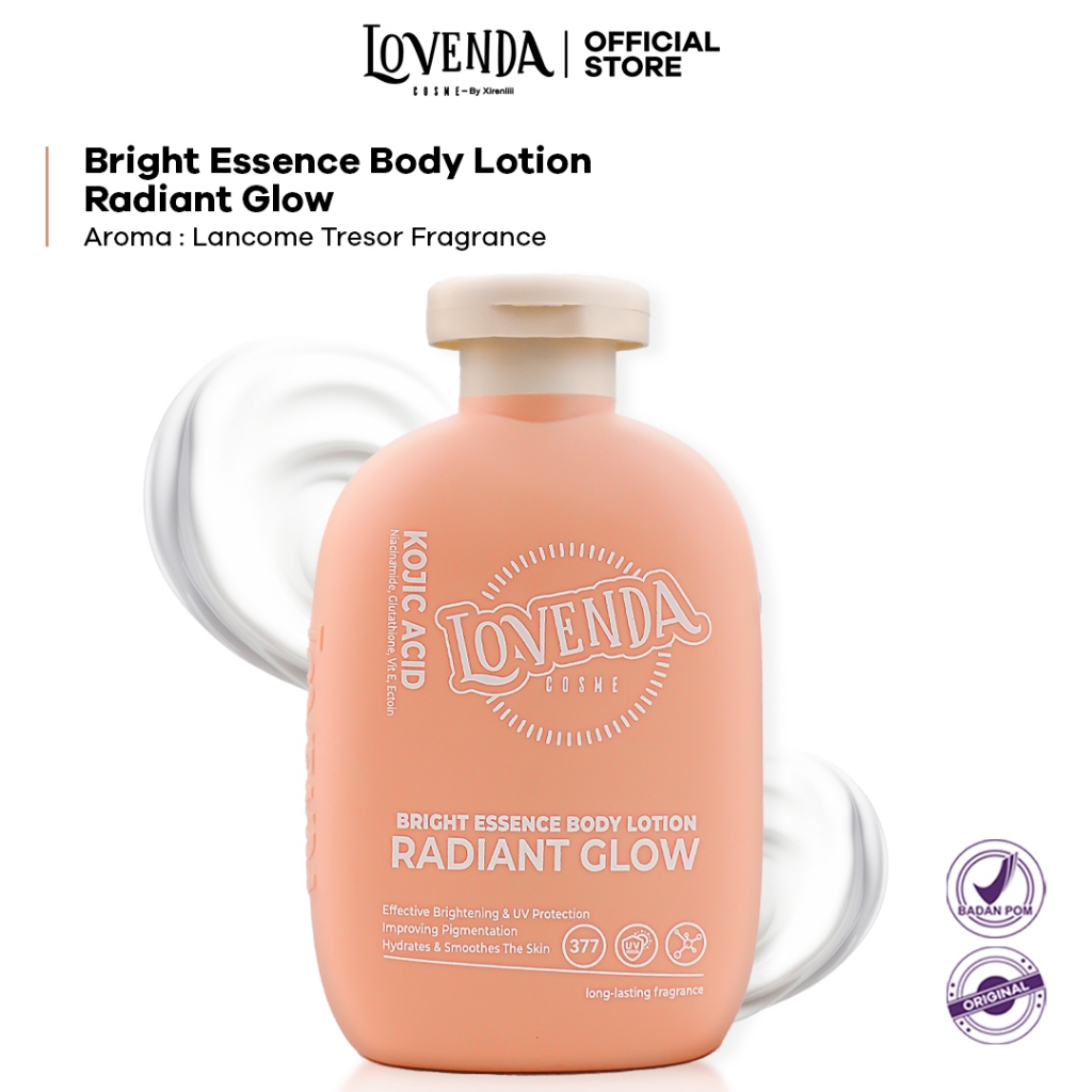 Jual Lovenda Bright Essence Body Lotion Radiant Glow - Kojic Acid ...