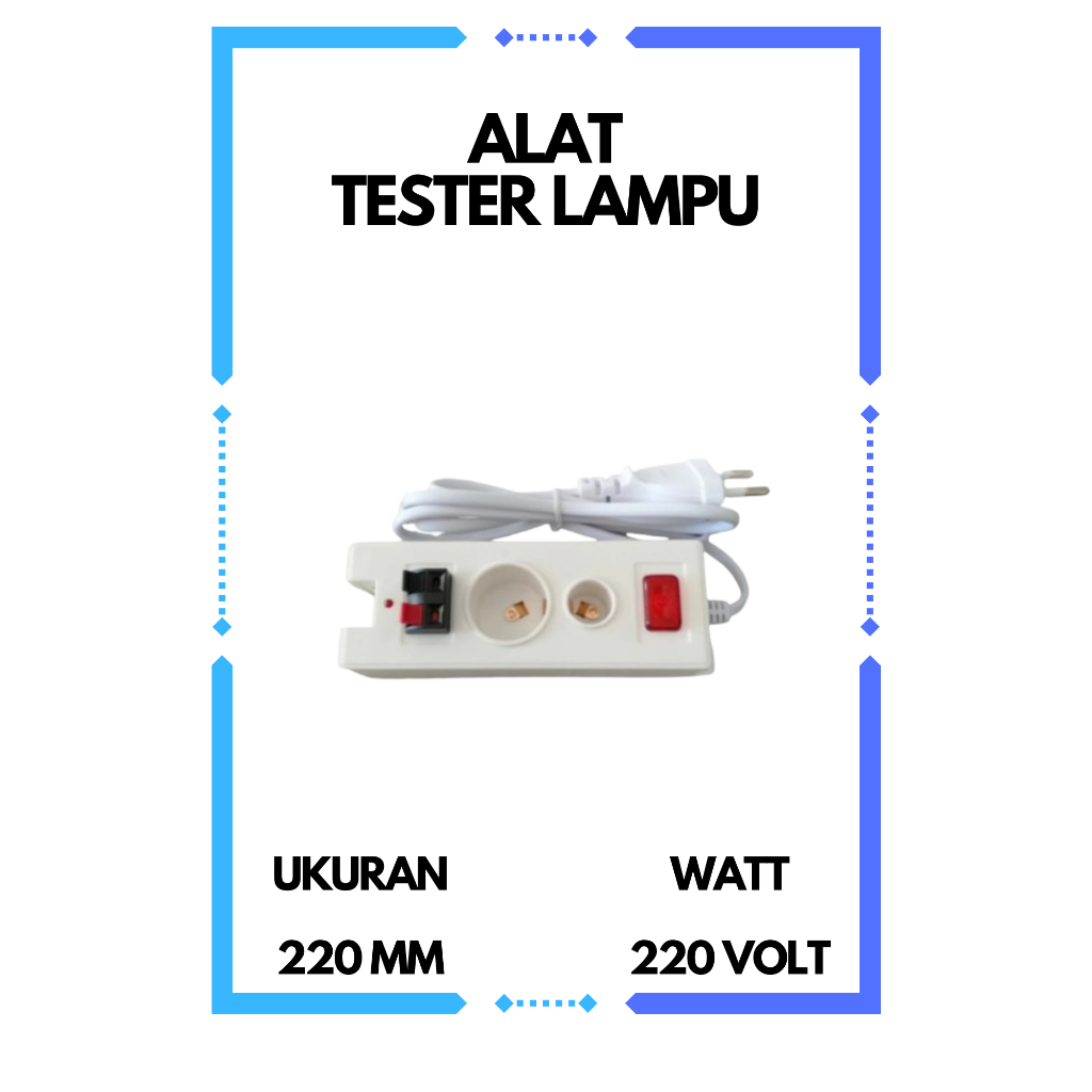 Jual TESTER LAMPU ALAT TES LAMPU ALAT TEST LAMPU BOHLAM RUMAH | Shopee ...