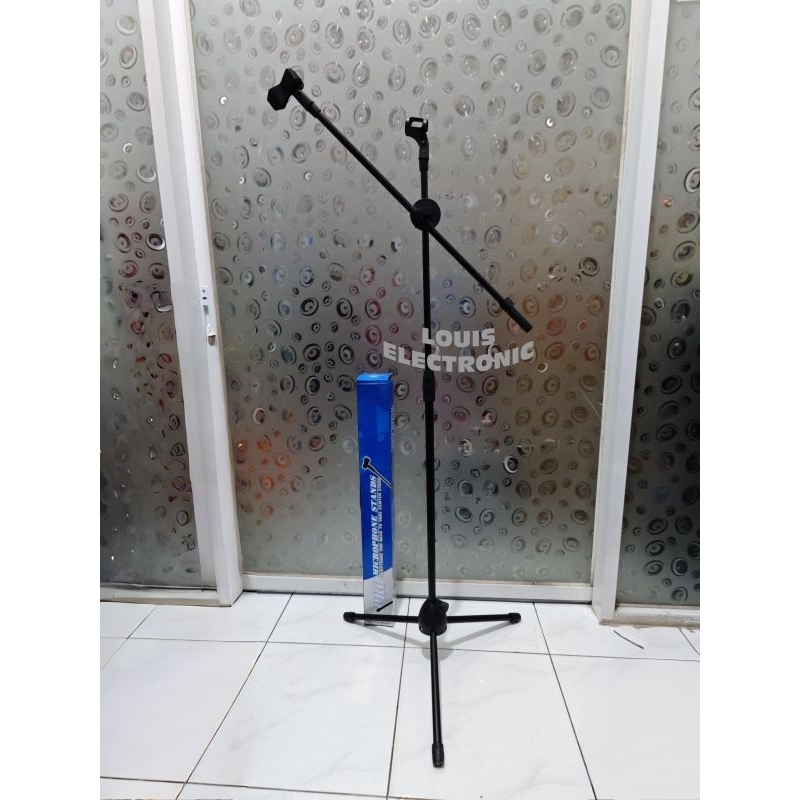Jual Stand Mic Microphone Tripod Mic Standing Mic Holder Kualitas Bagus ...
