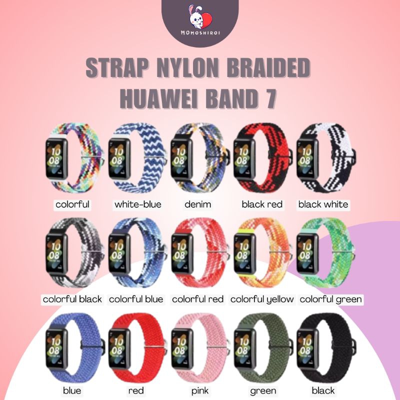 Jual Strap Kepang Huawei Band 7 Tali Replacement Nilon Nylon Colorful ...