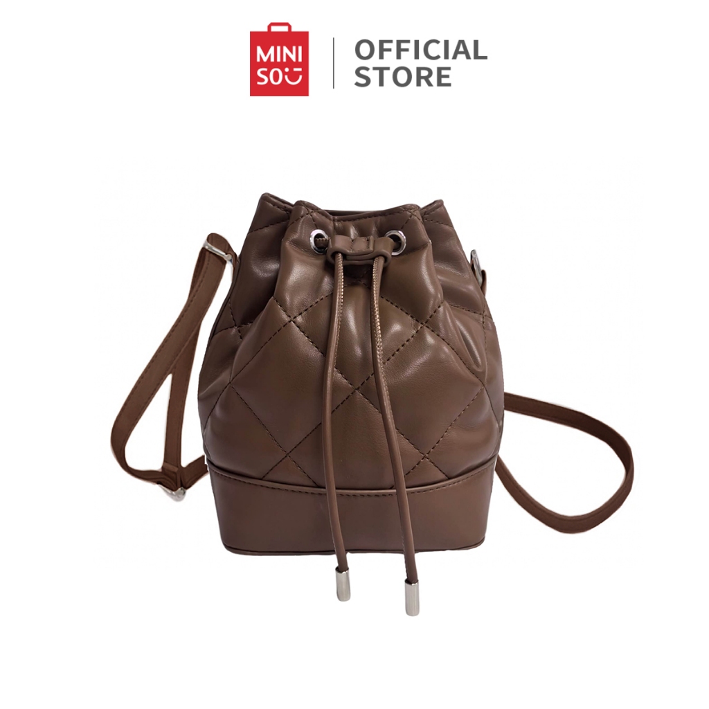 Jual Miniso Drawstring Crossbody Bag Women's Handbag Tas Wanita Trendy ...