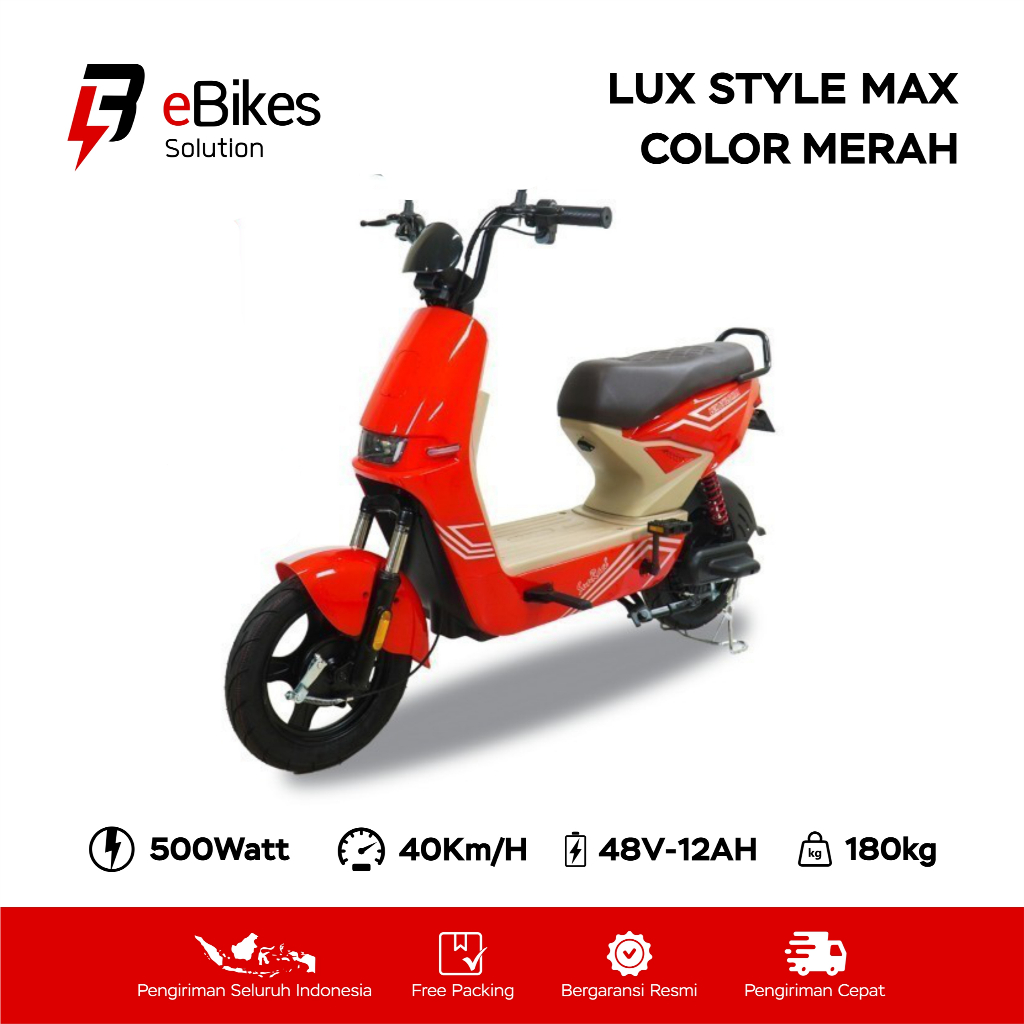 Jual Sepeda Listrik SUNRACE LUX STYLE MAX Electric Bike - Garansi Resmi ...