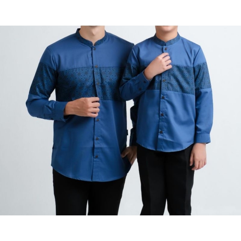 Jual Kemko Koko Couple Ayah & Anak Pria Kekinian//Kemko Batik Shidiq ...