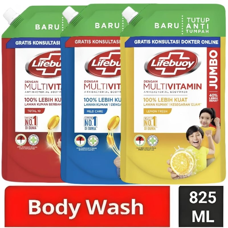 Jual Lifebouy Sabun Mandi Cair 825 ml | Shopee Indonesia