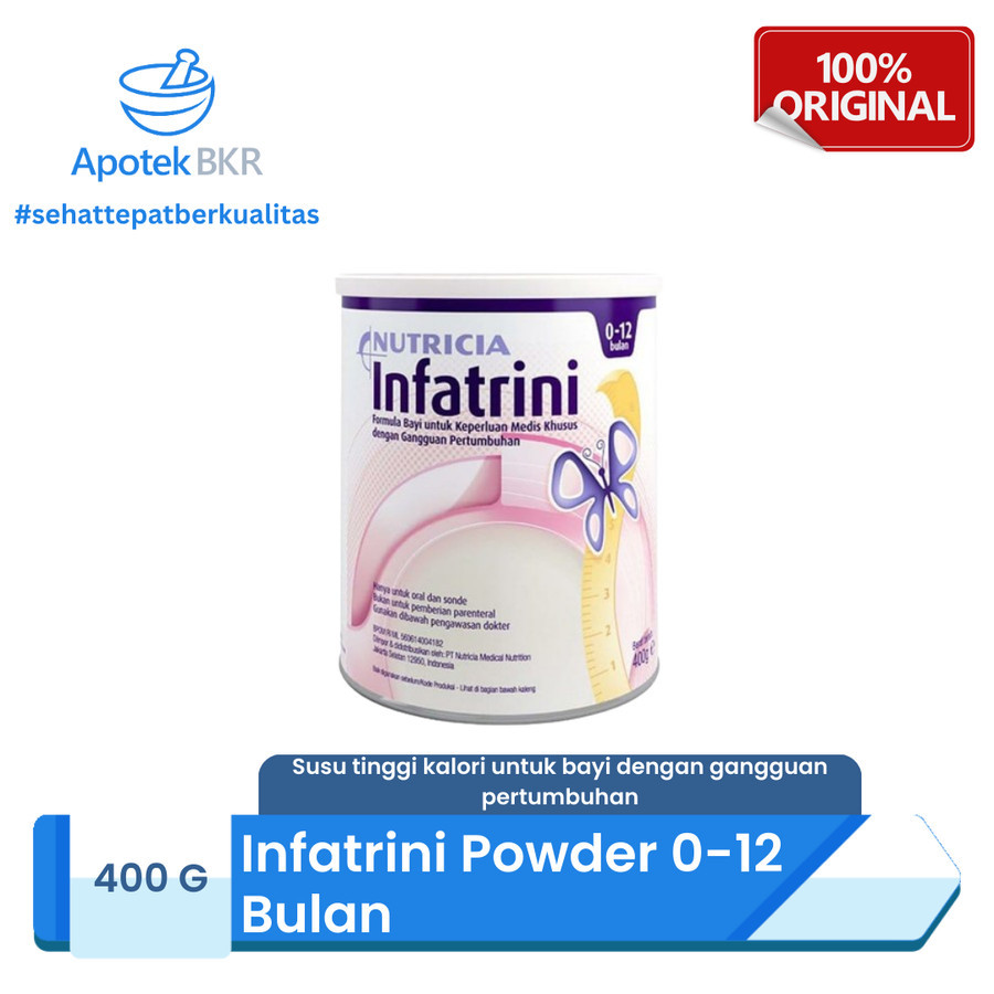 Jual Nutricia Infatrini Powder (0-12 Bulan) 400 G | Shopee Indonesia