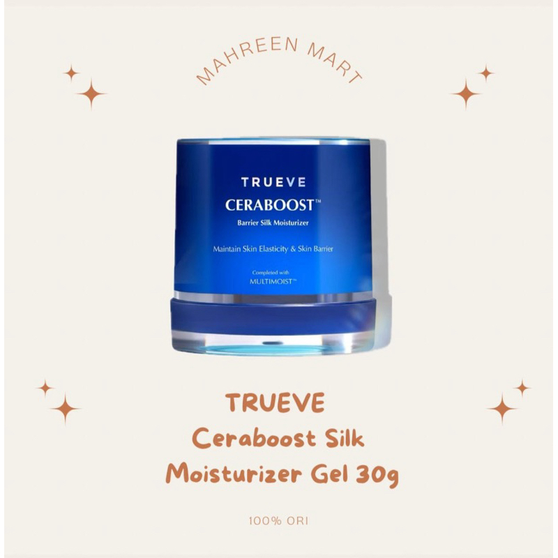 Jual TRUEVE Ceraboost Silk Moisturizer Gel 30g (Blue Tansy + Ceramide ...