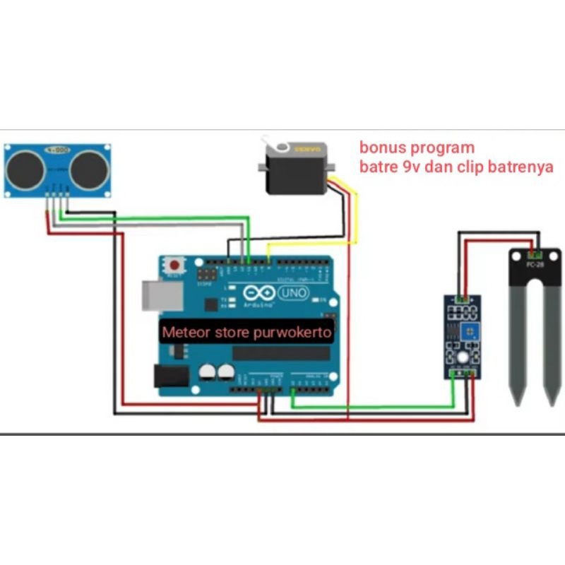 Jual tempat sampah otomatis pemilah kering dan basah berbasis Arduino ...