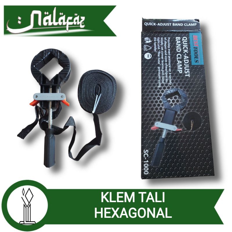 Jual Band Belt Clamp / Klem Tali Hexagonal Kanvas Jig figura ...