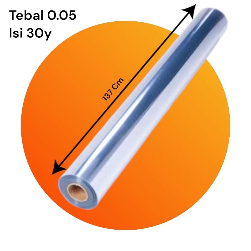 Jual Plastik mika tebal 0.05 lentur Rol lebar 137cm / Plastik mika bening lembek | Shopee Indonesia