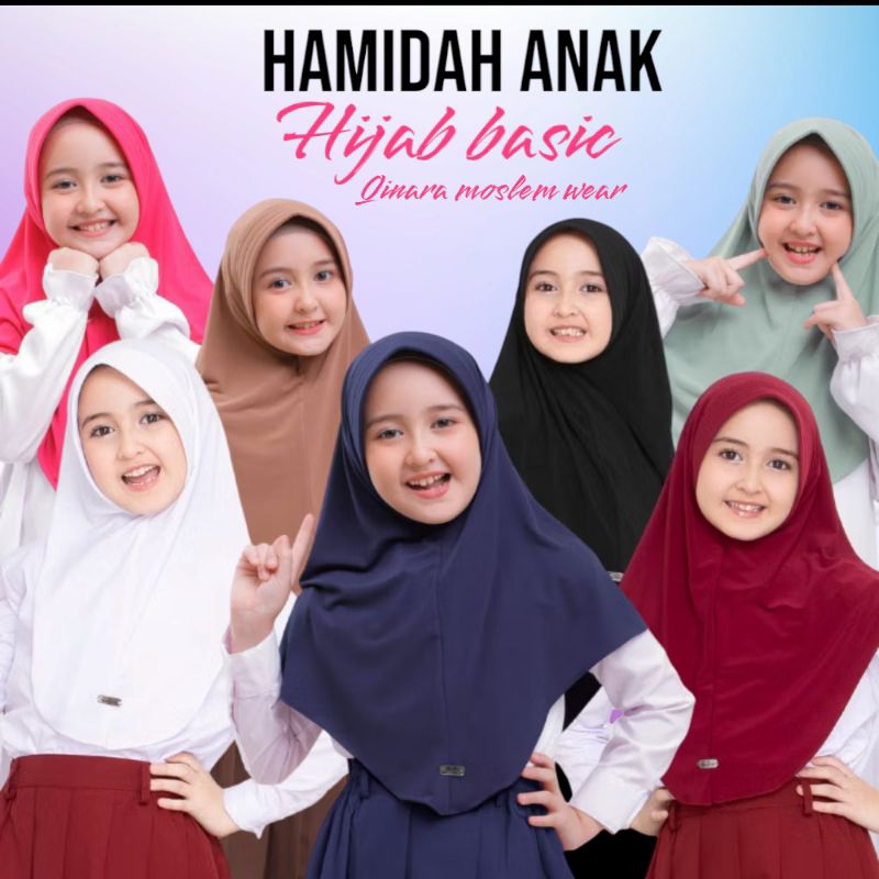 Jual PROMO TERBARU HIJAB ANAK!!! Hijab anak sekolah jersey premium/Jilbab bergo hamidah anak ...