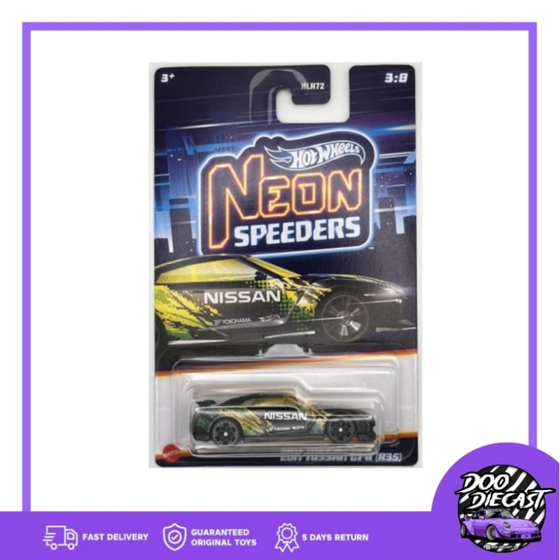 Jual Hot Wheels Neon Speeders 2017 Nissan GTR R35 | Shopee Indonesia