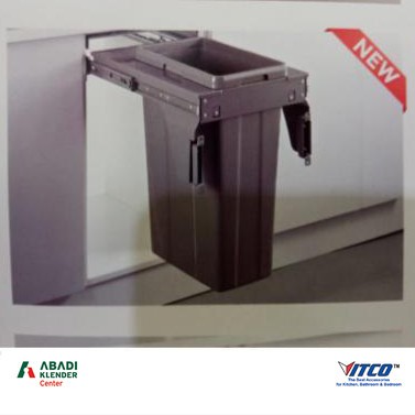 Jual WASTE BIN CABINET SW 20.04.35B SLOW MOTION VITCO GREY | Shopee ...