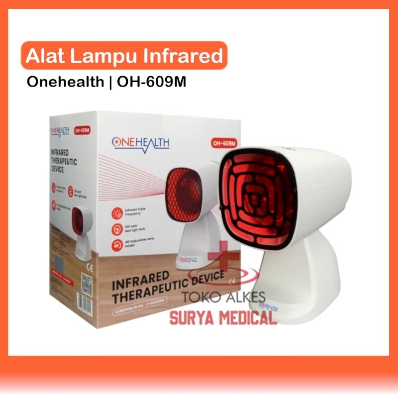 Jual Lampu Infrared OneHealth OH-609 100 Watt Lampu Terapi Inframerah | Shopee Indonesia