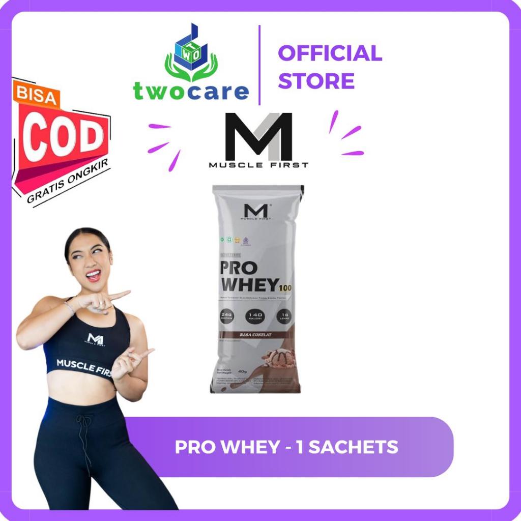 Jual M1 Pro Whey 100 Muscle First 1 Sachet 40gr Whey Protein | Shopee ...
