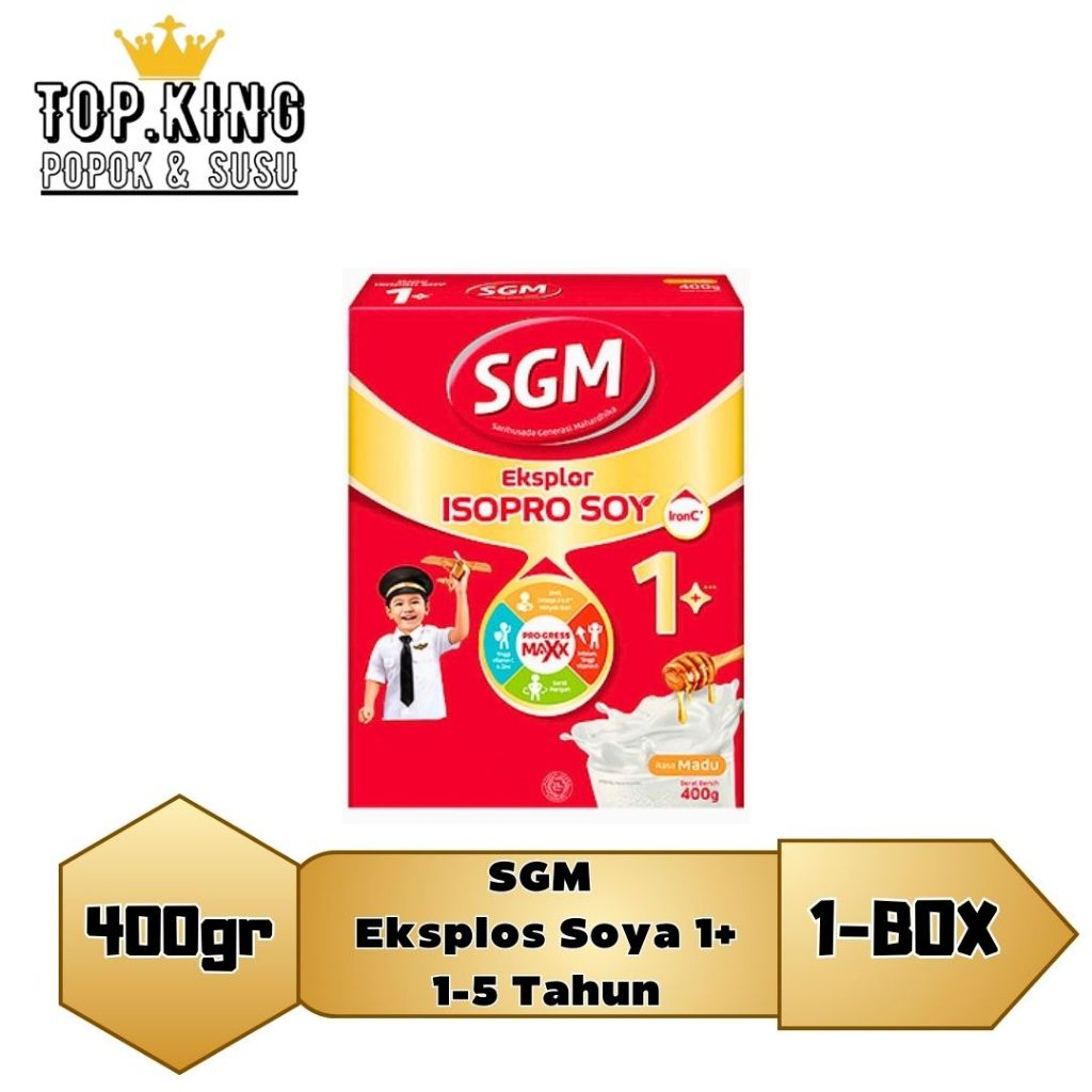 Jual SGM Eksplor Soya 1-5 Tahun Rasa Madu, Vanila 400gr/top.kingg | Shopee Indonesia