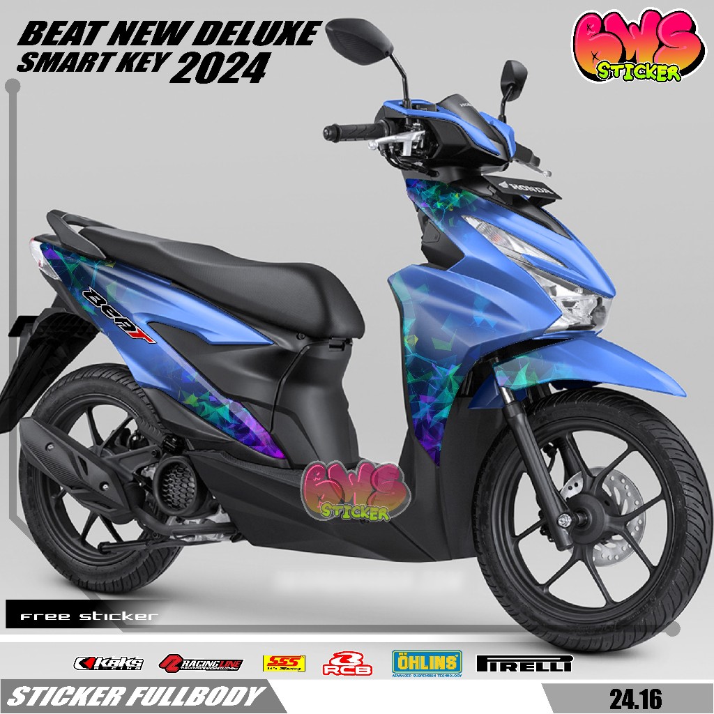 Jual COD Sticker Full Body Honda Beat Cbs Remot Beat New Deluxe Smart ...
