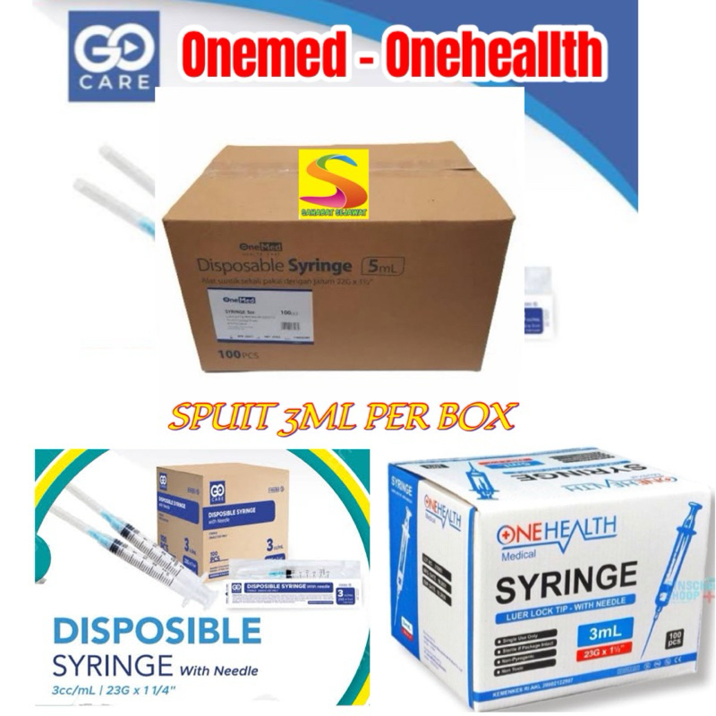 Jual SPUIT SYRINGE 3ML BOX. | Shopee Indonesia