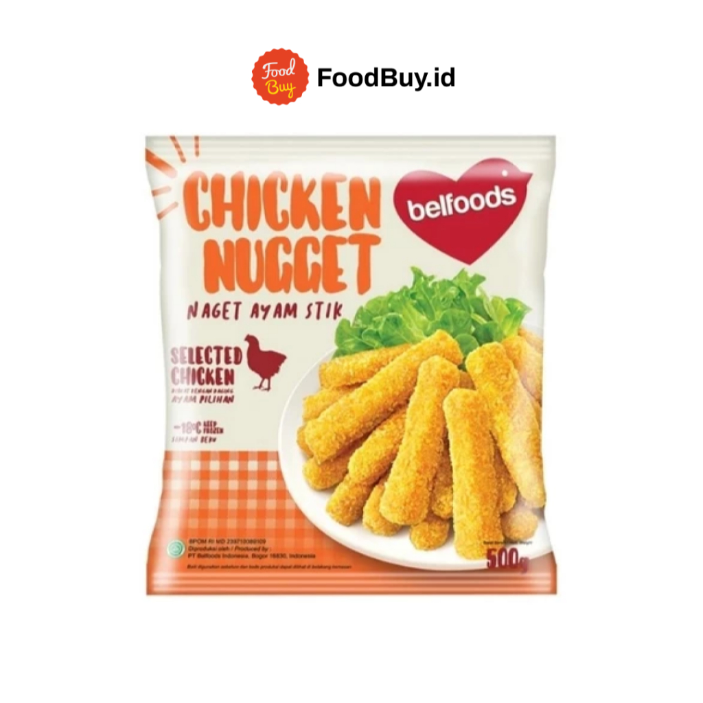 Jual Belfoods Chicken Nugget Stik 500 gr | Shopee Indonesia
