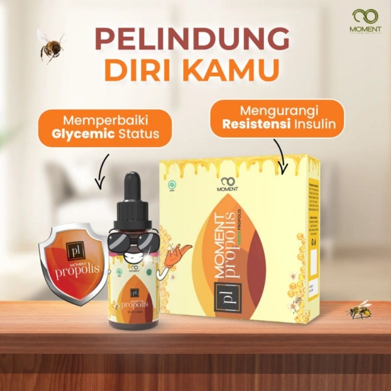 Jual Propolis Moment Batuk Pilek Daya Tahan Tubuh Imunitas Multivitamin ...