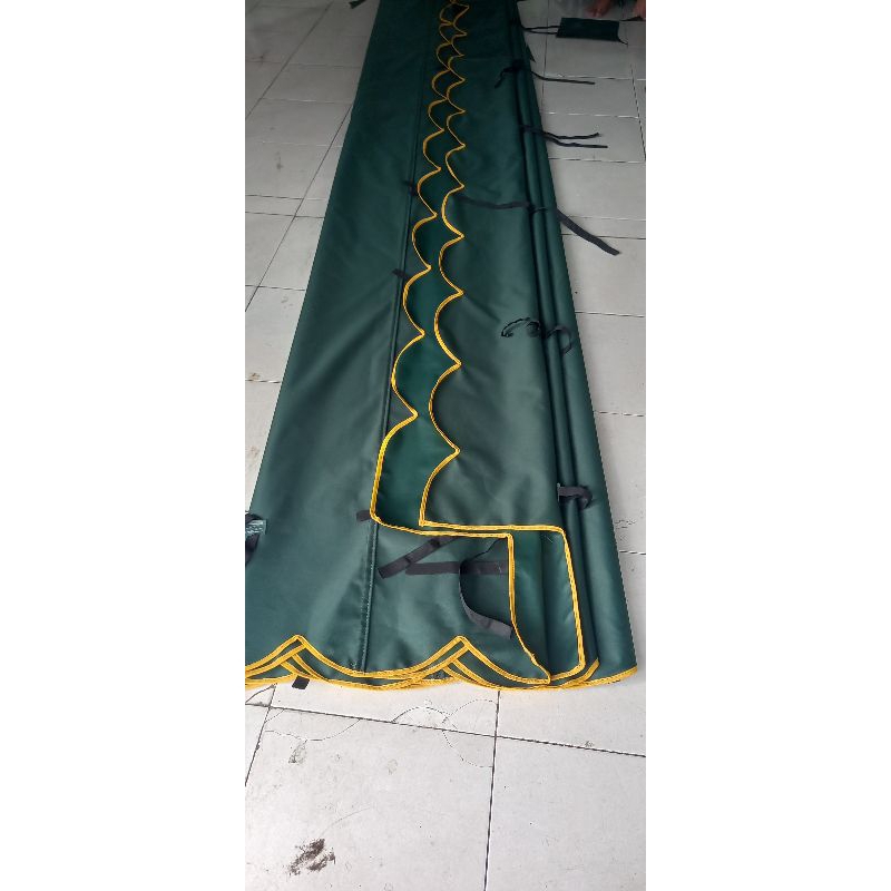 Jual Terpal Terop 6.30 x 6.60 + rumbai 30cm keliling terpal lengkung ...