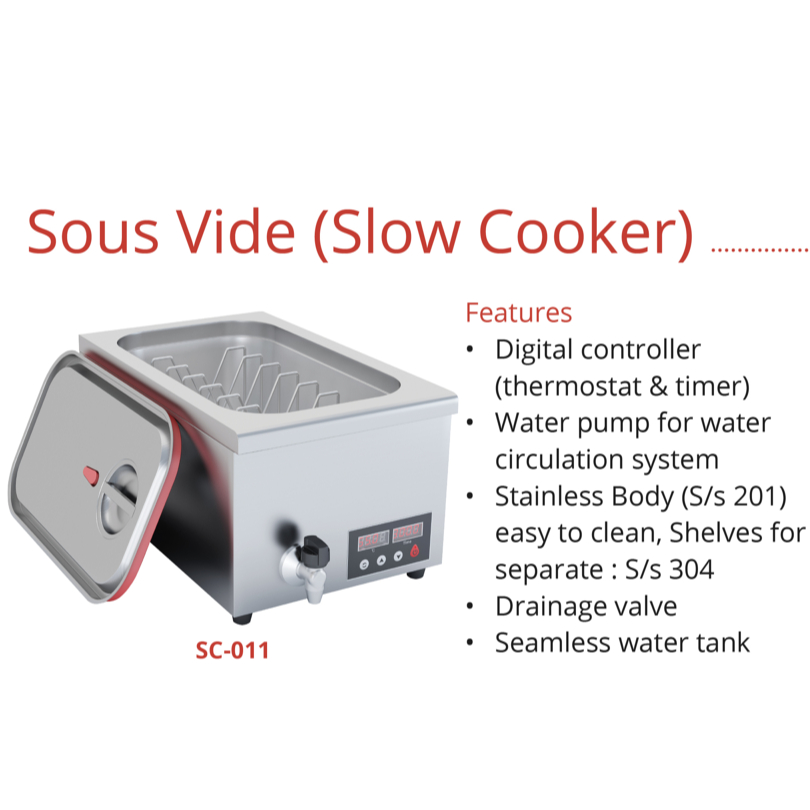 Jual Getra SC-011 Sous Vide (Slow Cooker) - Teknis Memasak Dengan Media Air Cocok Untuk Masak ...