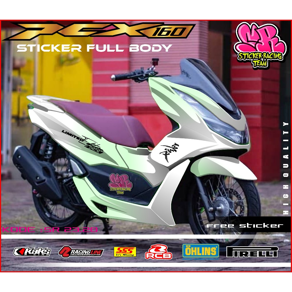 Jual Sticker Decal Full Body Honda PCX 160 2021 2022 2023 2024 Sticker ...