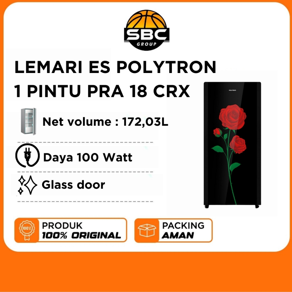 Jual KULKAS 1 PINTU POLYTRON PRA-18CRX, POLYTRON PRA-15CRX | Shopee ...