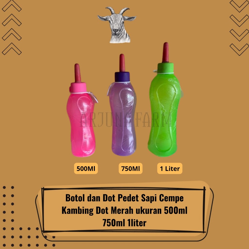 Jual Botol Dot Susu Anakan Kambing Domba Sapi Dot Merah Premium Dot ...