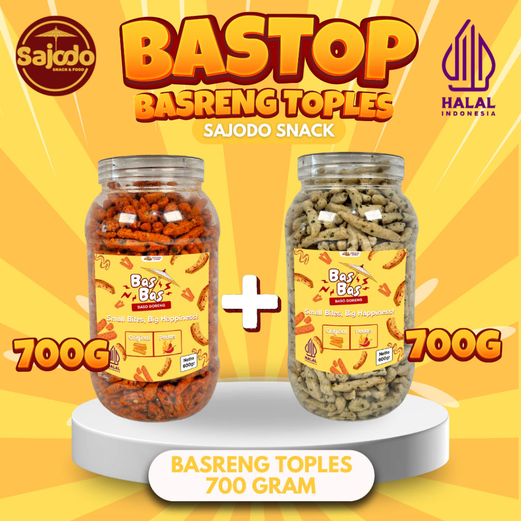 Jual BUY 1 GET BASRENG TOPLES - SAJODO SNACK & FOOD | Shopee Indonesia