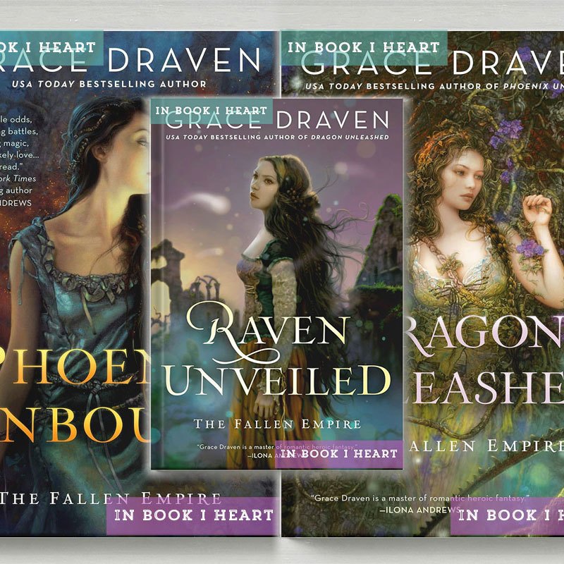 Jual Phoenix Unbound - Dragon Unleashed - Raven Unveiled (The Fallen Empire Series) by Grace ...