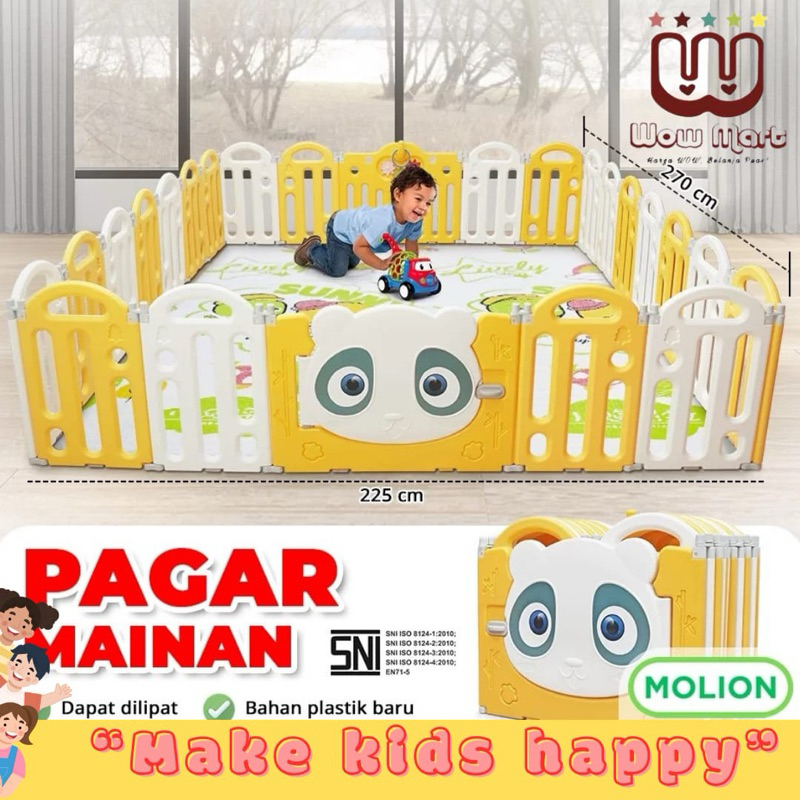 Jual MOLION Pagar Mainan Anak Pagar Bermain Anak Plastik HDPE Bisa ...